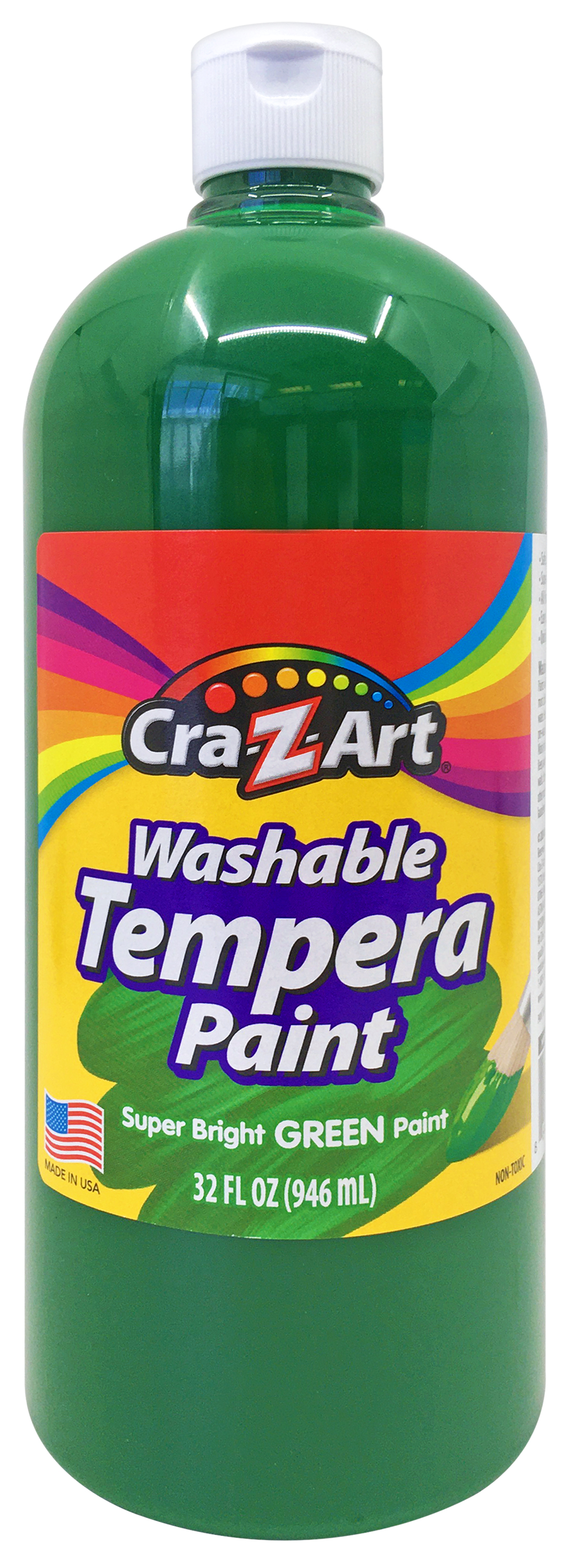 Cra-Z-Art Washable Kids Tempera Paint 32oz.Green