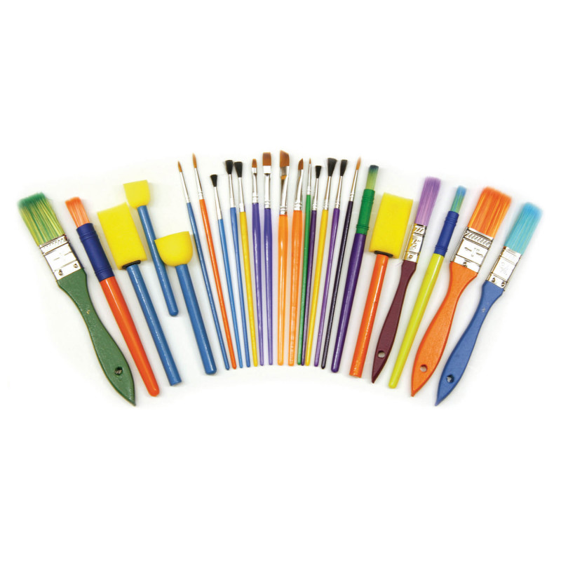 Creativity Street® Starter Brush Assortment, Assorted Colors & Sizes ...