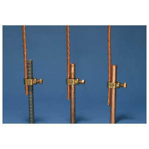 NVent Erico HDC34SP Ground Rod Clamp, Rod To Conductor, Bronze, Silicon ...