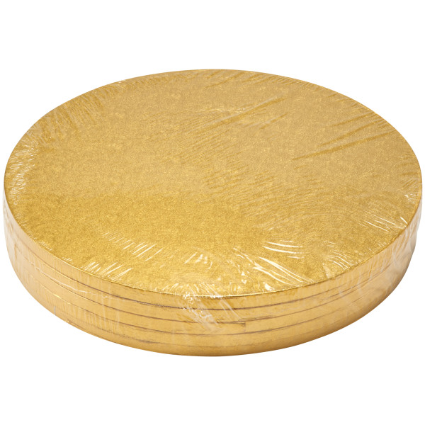 14 Round Gold Foil Cake Board | DecoPac