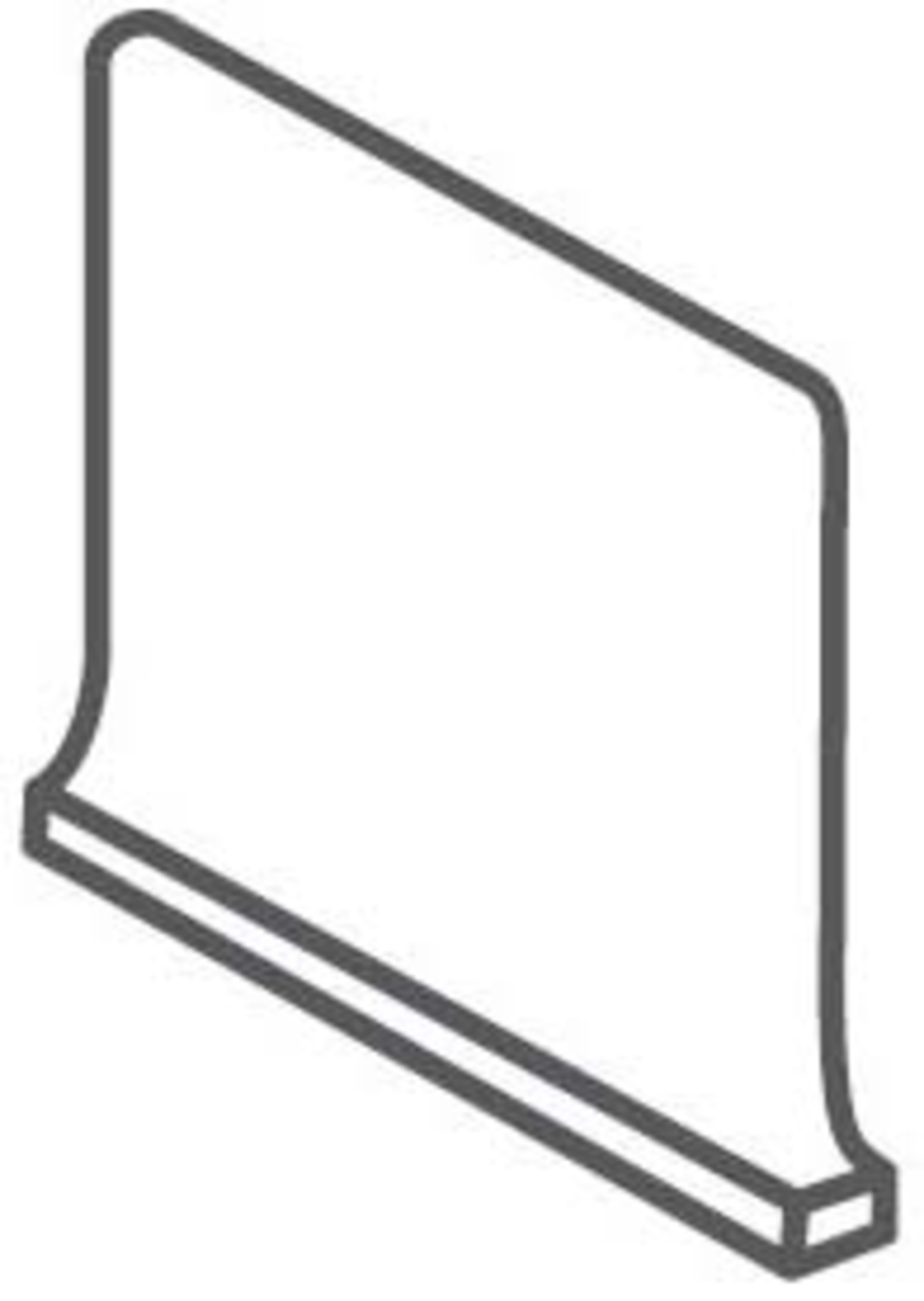 5×6 Round Top Cove Base Corner Right Matte – VITL