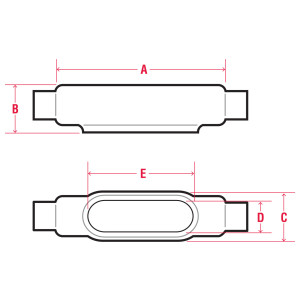 Robroy PRC69 2 In. Mark 9 C Aluminum Conduit Body | Graybar Store