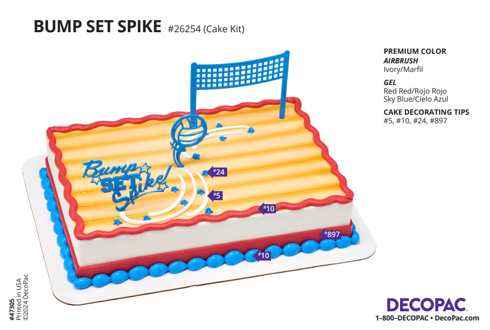 Bump Set Spike Cake Kit | DecoPac
