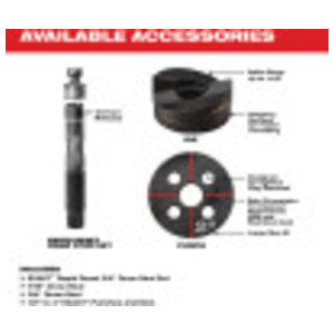 Milwaukee Tool 2676-23 M18™ FORCE LOGIC™ 10-Ton Knockout Tool 1/2 In ...