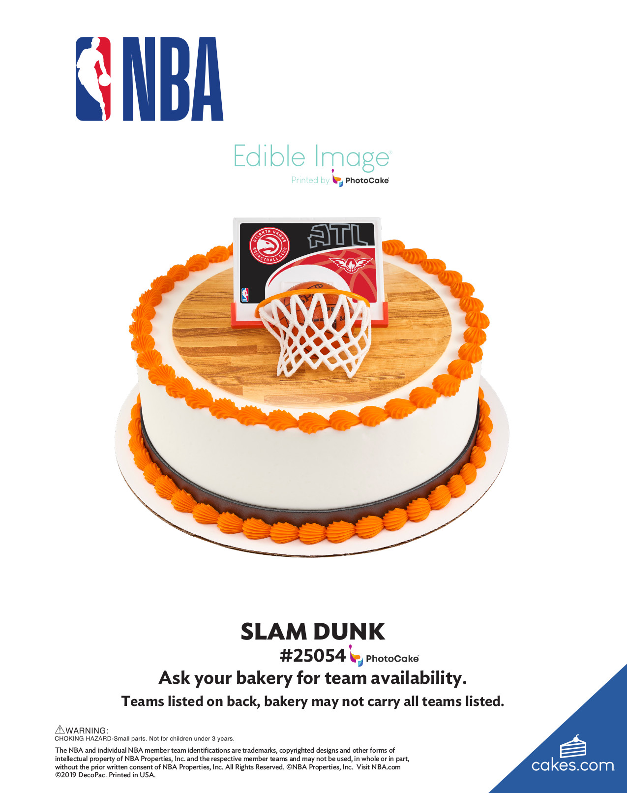 NBA Slam Dunk Team DecoSet® | The Magic of Cakes® Page | DecoPac