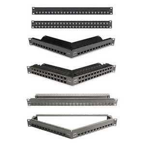 Siemon Z6A-PNLA-24K Z-MAX™ 6A Angled Patch Panel, 24-Port | Graybar Store
