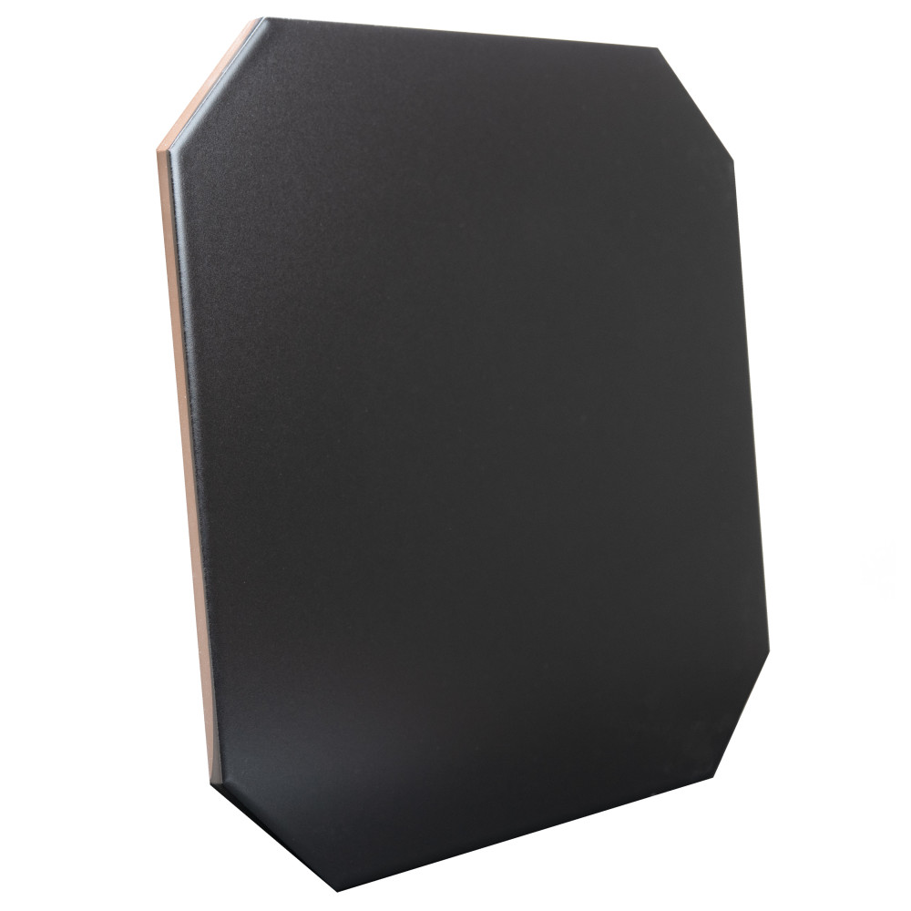 Sample - Monocolor Octagon Nero Ceramic Floor and Wall Tile | Merola Tile