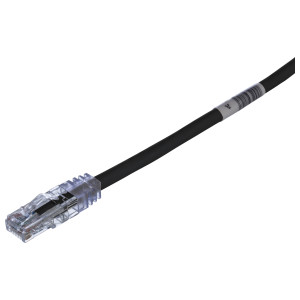 Panduit UTPSP2MBLY Cat 6 24 AWG UTP Copper Patch Cord, 2 M, Black ...