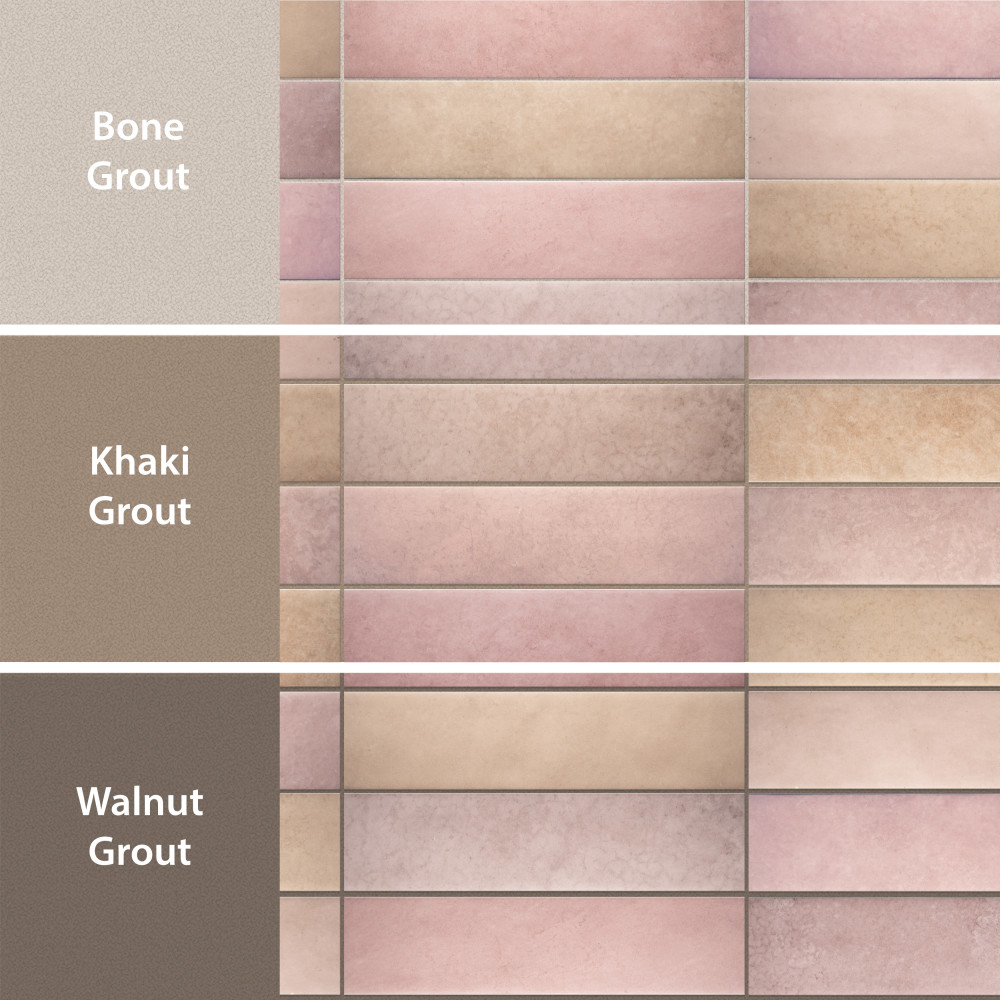 Heritage Rose 2-3/8 in. x 9-5/8 in. Porcelain Floor and Wall Tile ...