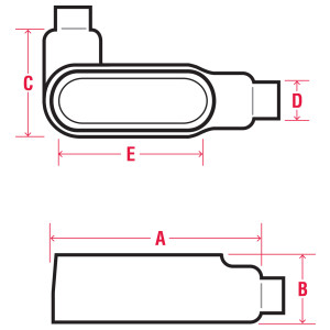 Robroy PRLL29 3/4 In. Mark 9 LL Aluminum Conduit Body | Graybar Store