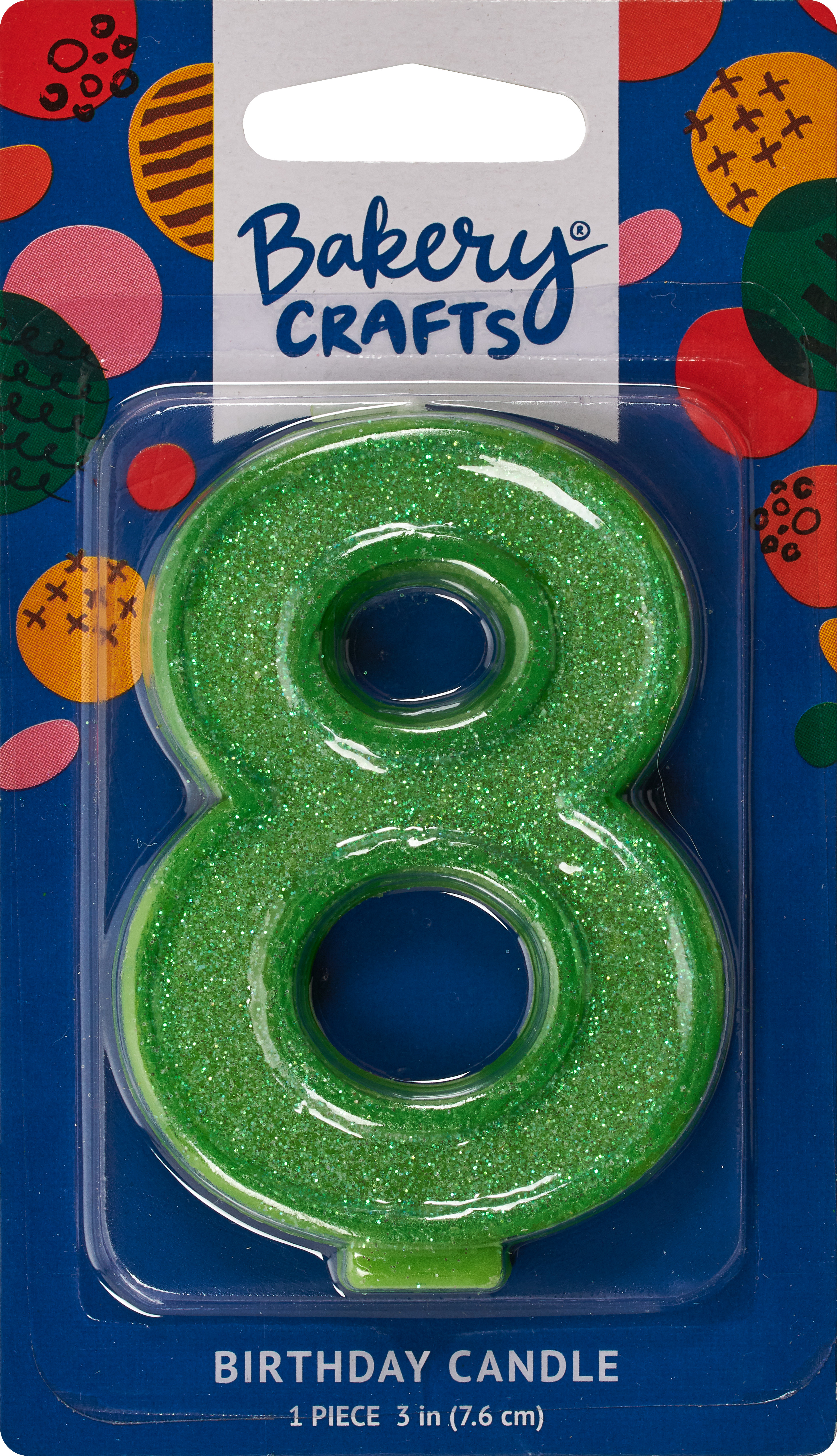 8 Glitter | Numeral Candles | DecoPac
