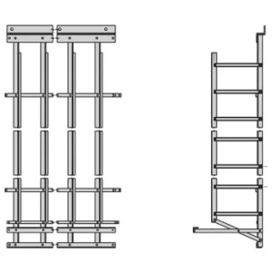 B-Line (Eaton) SB61510810TG Wall Mount 9.25 In. Shelf Width ...