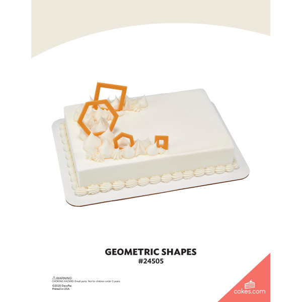 Geometric Sweet Decor | DecoPac