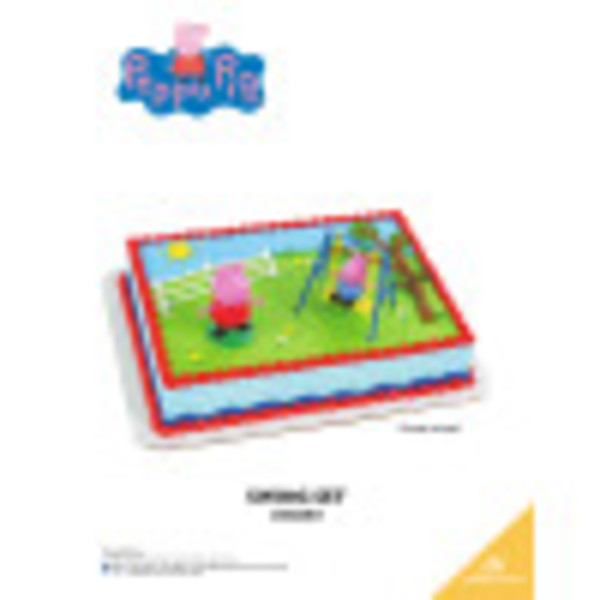 Peppa Pig Swing Set | DecoPac