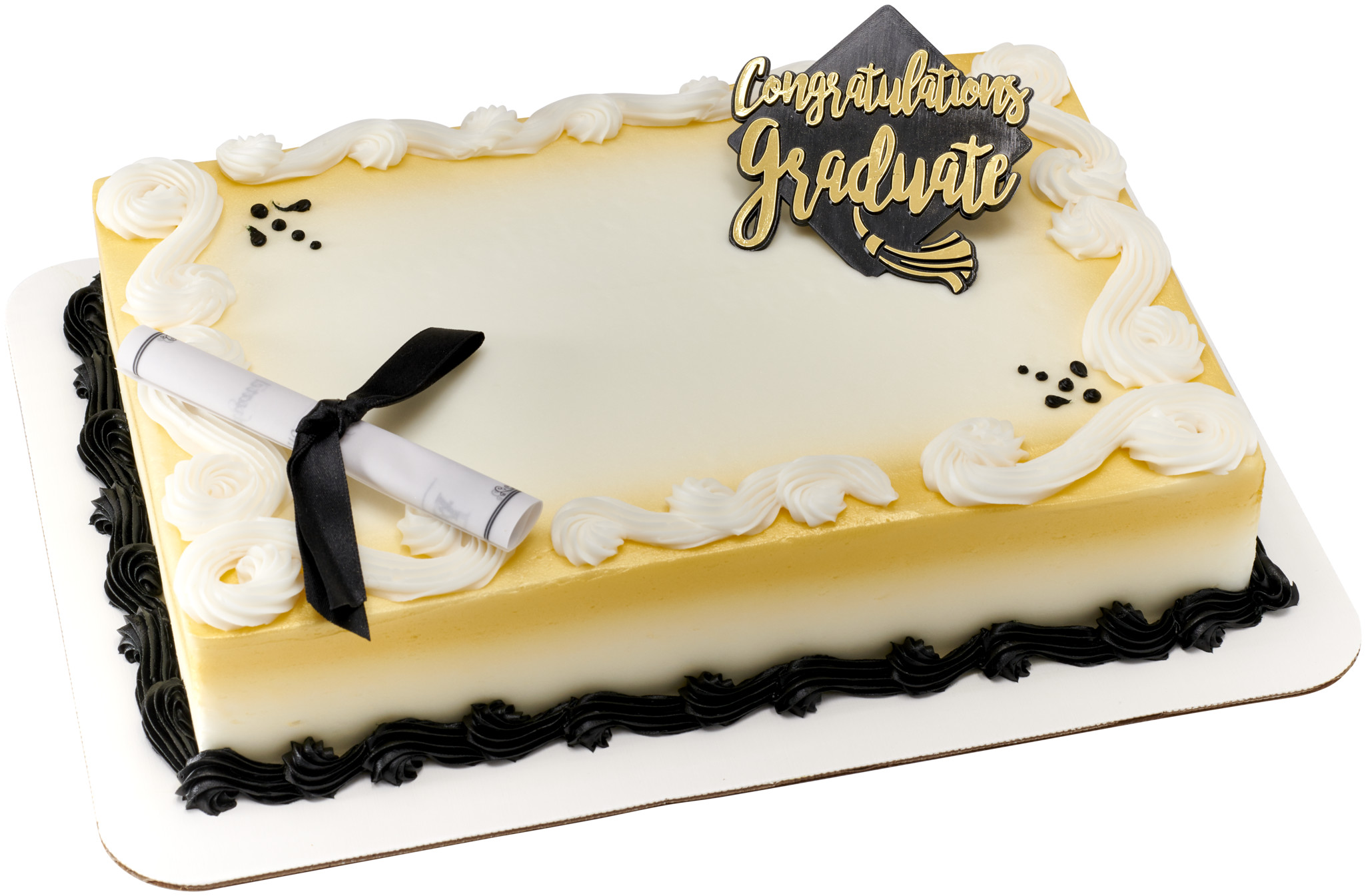 Graduation Diploma With Black Ribbon Layon | DecoPac