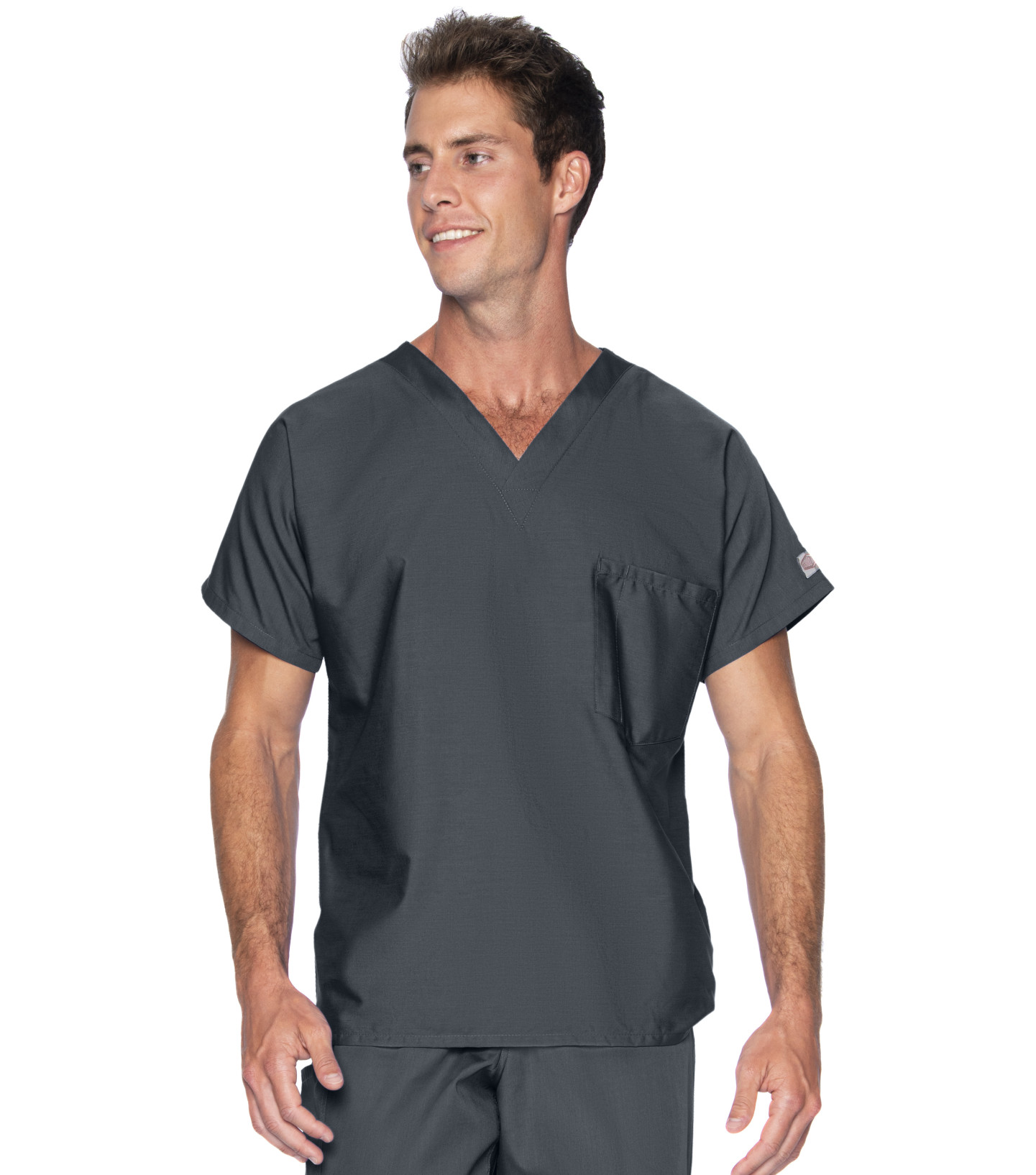 Landau Scrub Zone Unisex 1-Pocket V-Neck Scrub Top (71221) | Landau Scrubs