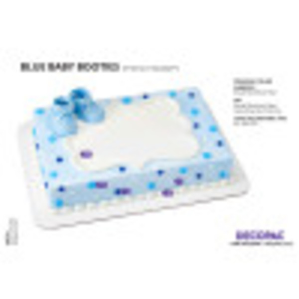 Blue Baby Booties | DecoPac