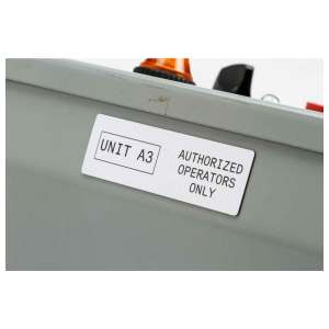 Brady M6-176-593 Raised Panel Labels 3 In H X 1 In W WT RL/50 | Graybar ...