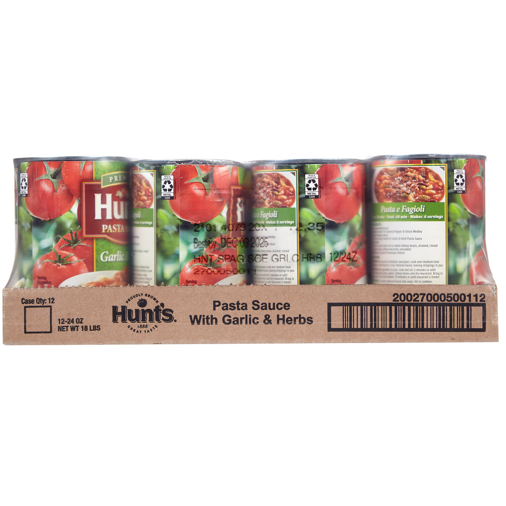 Hunt's Garlic and Herb Pasta Sauce | Conagra Foodservice