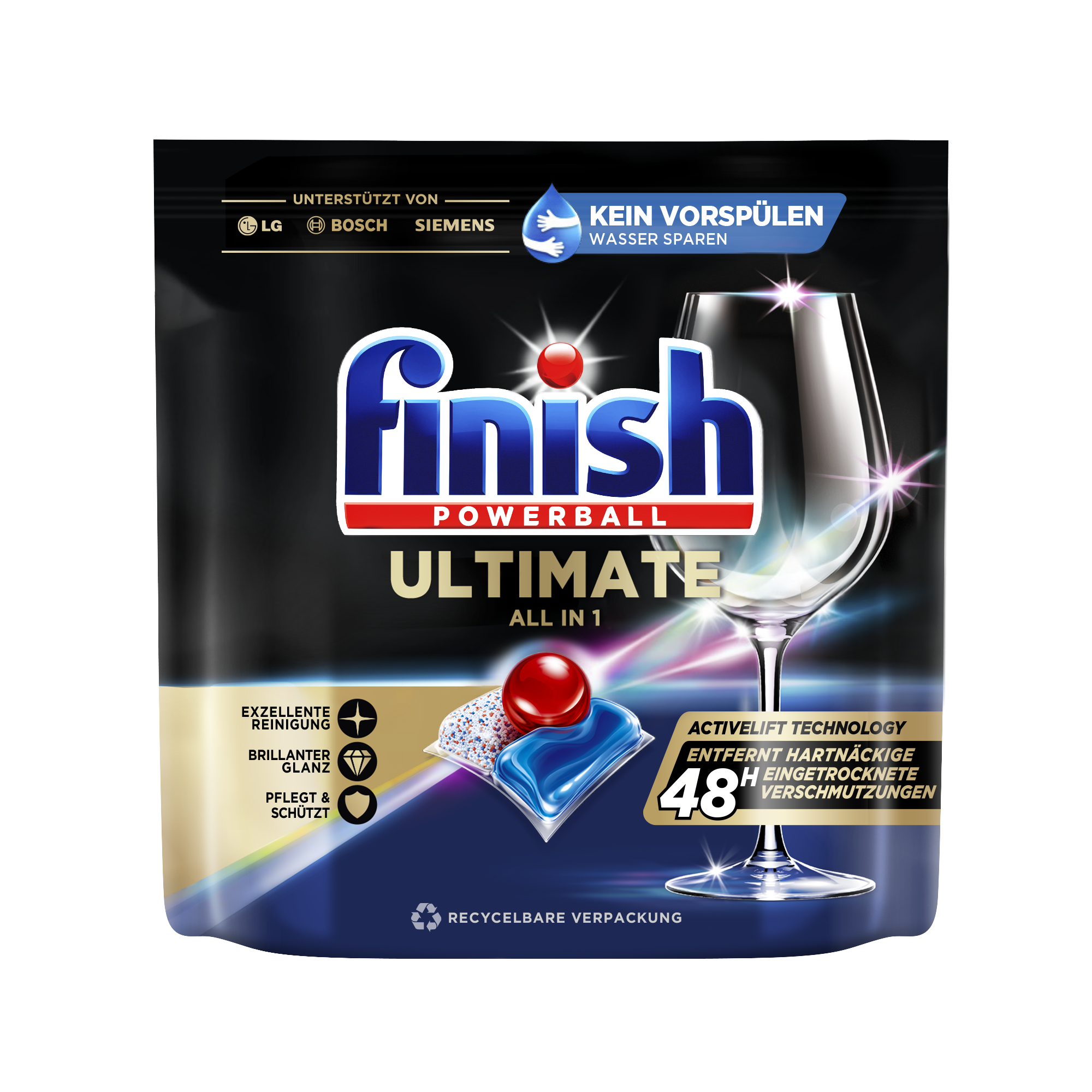 Finish Ultimate All in 1 Spülmaschinentabs 40 Tabs Regular | Finish ...