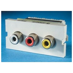 Ortronics (Legrand) OR-60900235 Series II® 3-Phono Jacks/RCA (110 IDC ...