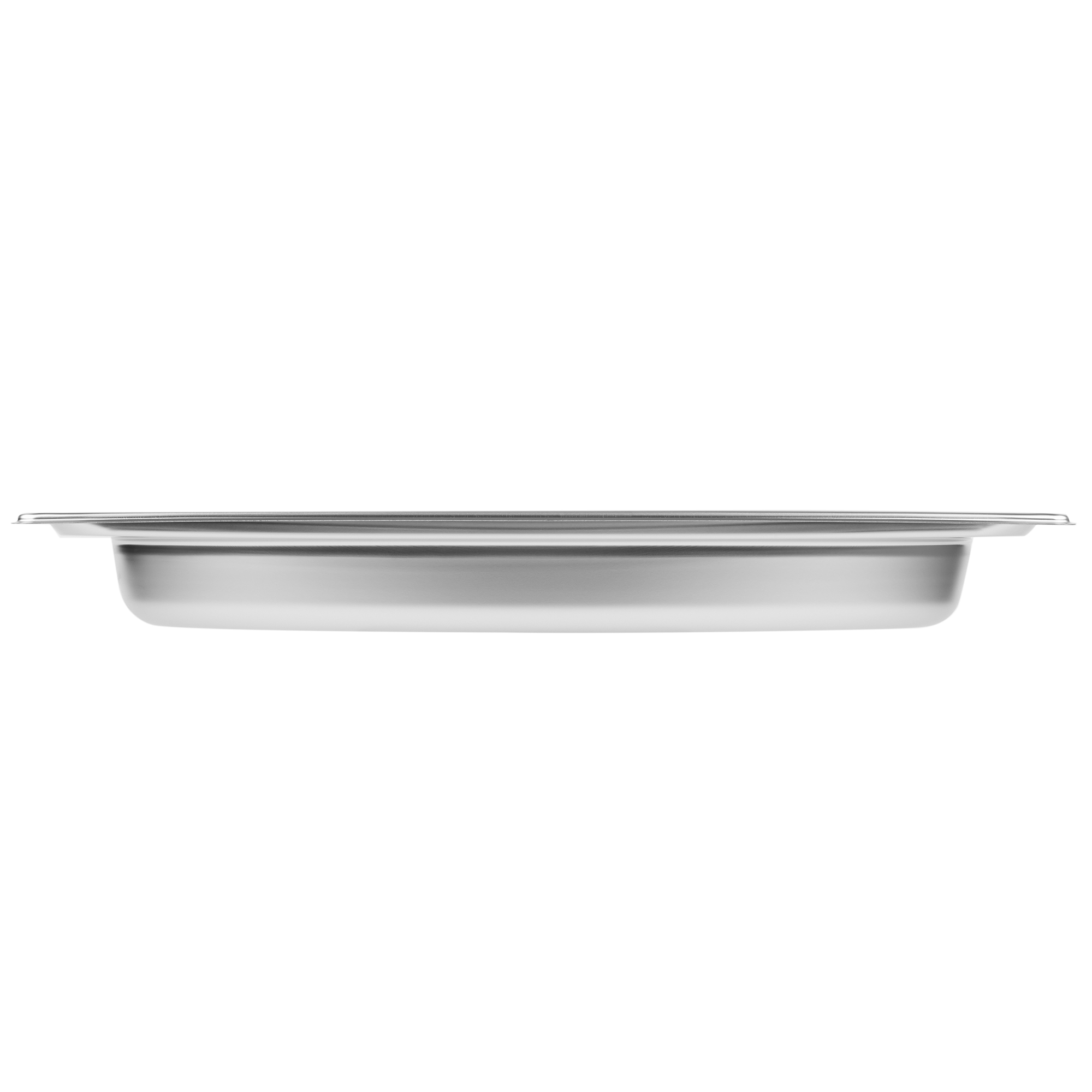 Full-size 2 ½-inch-deep Super Pan® stainless steel super shape oval ...