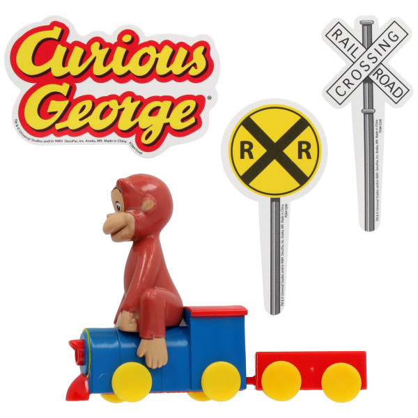Curious George Train Decoset | DecoPac