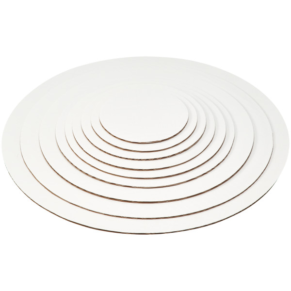 5" Round Waxed Corrugated | Cake Board | DecoPac