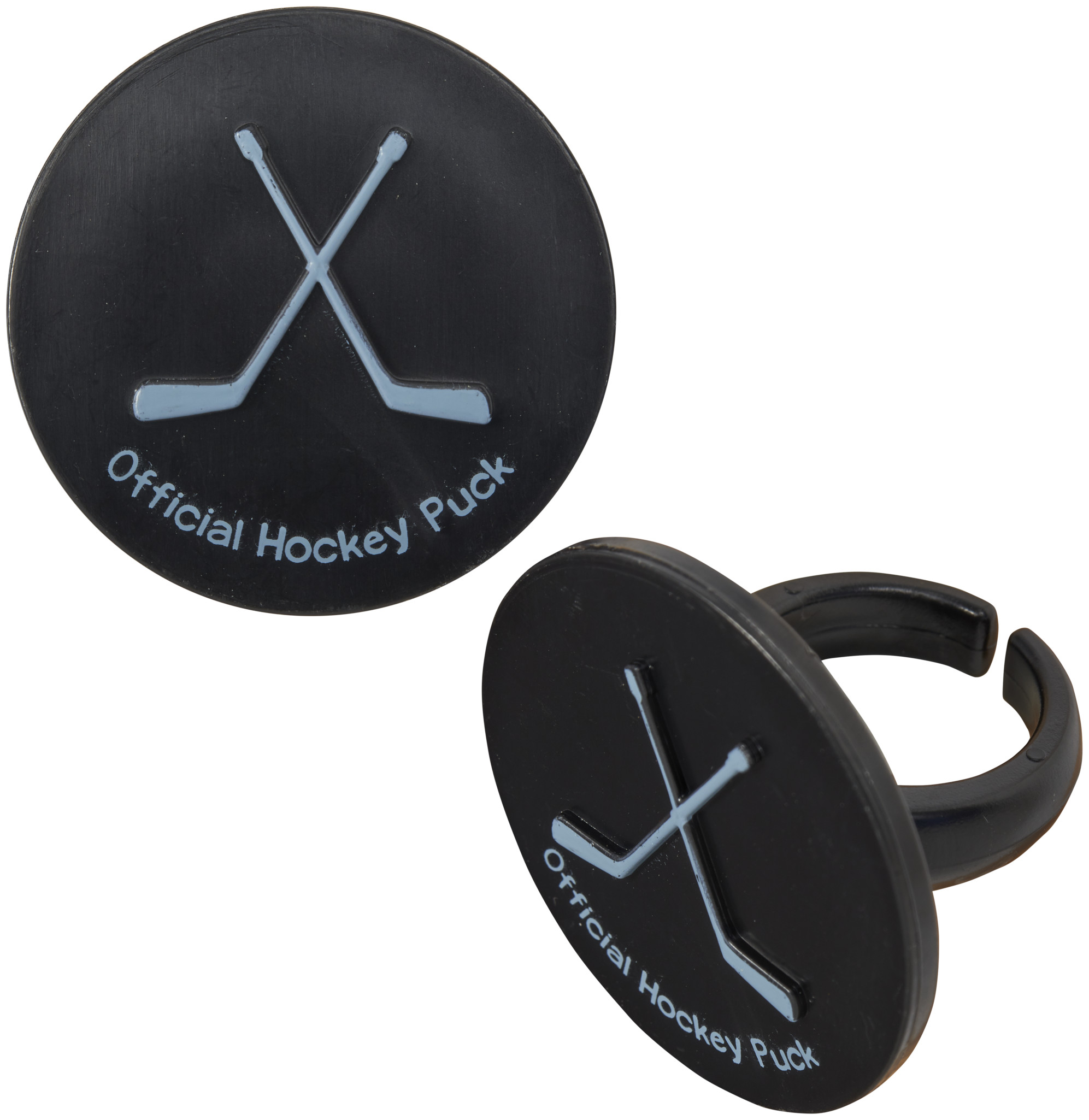 Hockey Puck Cupcake Rings | DecoPac
