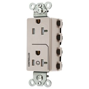 Hubbell Wiring Device - Kellems SNAP2162C1LATRA Straight Blade Devices ...
