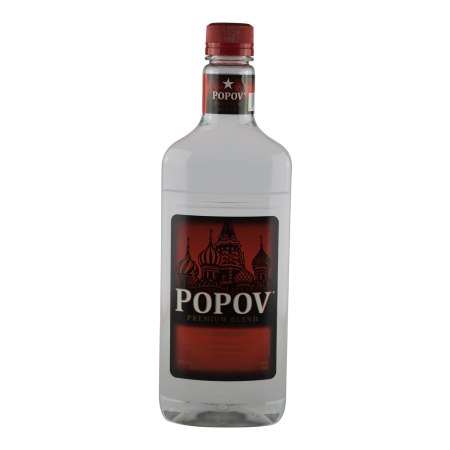 Popov Vodka Plastic