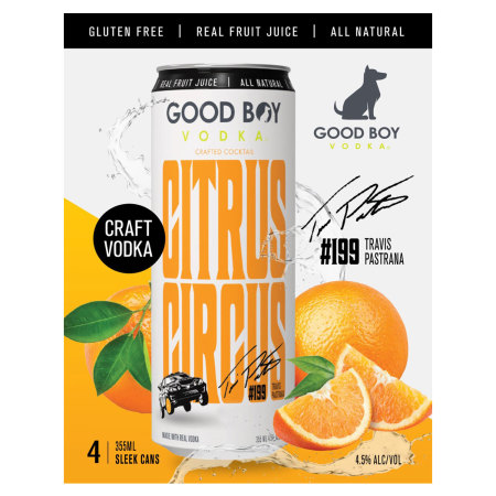 Good Boy Vodka Citrus Circus Cocktail