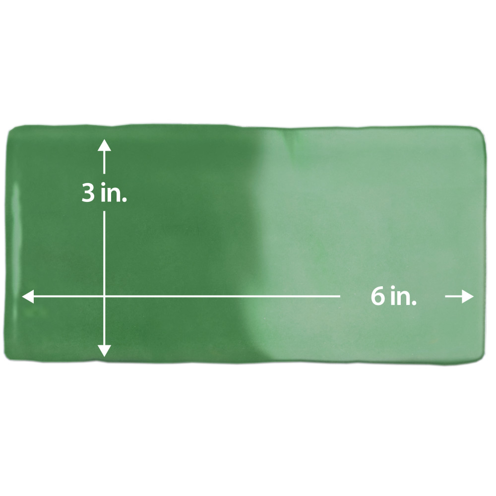 Viva Aloe 3 in. x 6 in. Ceramic Wall Tile | Merola Tile