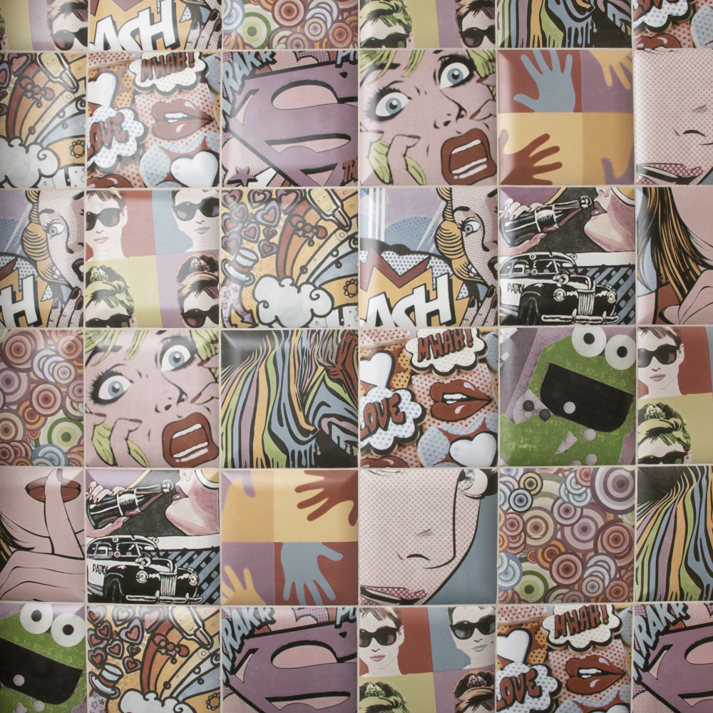 Bombato Decor York 5-7/8 in. x 5-7/8 in. Ceramic Wall Tile | Merola Tile