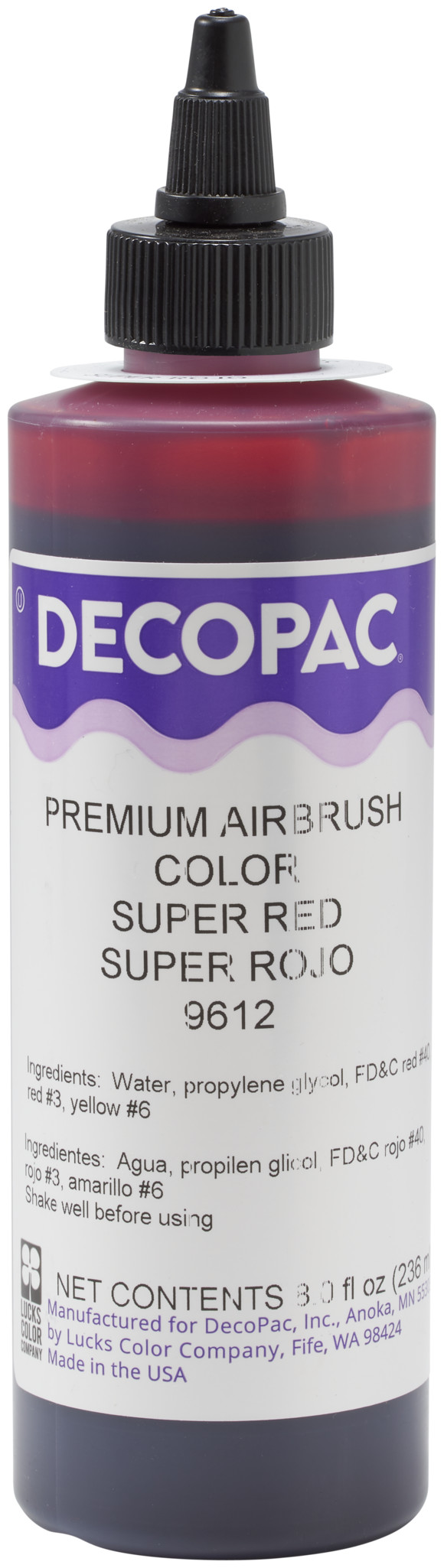 Super Red Premium Airbrush Color | DecoPac