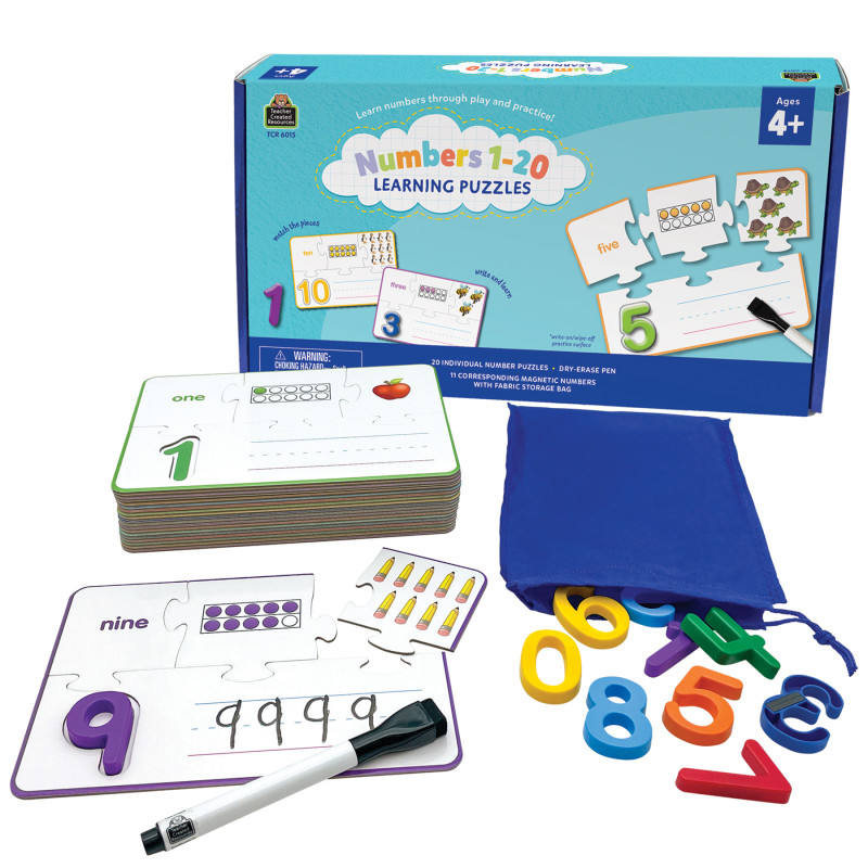 Teacher Created Resources® Learning Puzzle: Numbers 1-20 - Zuma