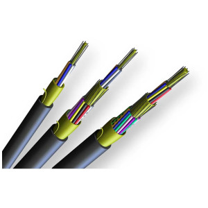 Corning 012E8P-31131-29 Fiber Optic Cable, Black, Singlemode (OS2), 12 ...