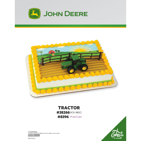John Deere Tractor Cake Kit Photocake Decoset Background Tmoc Page ...