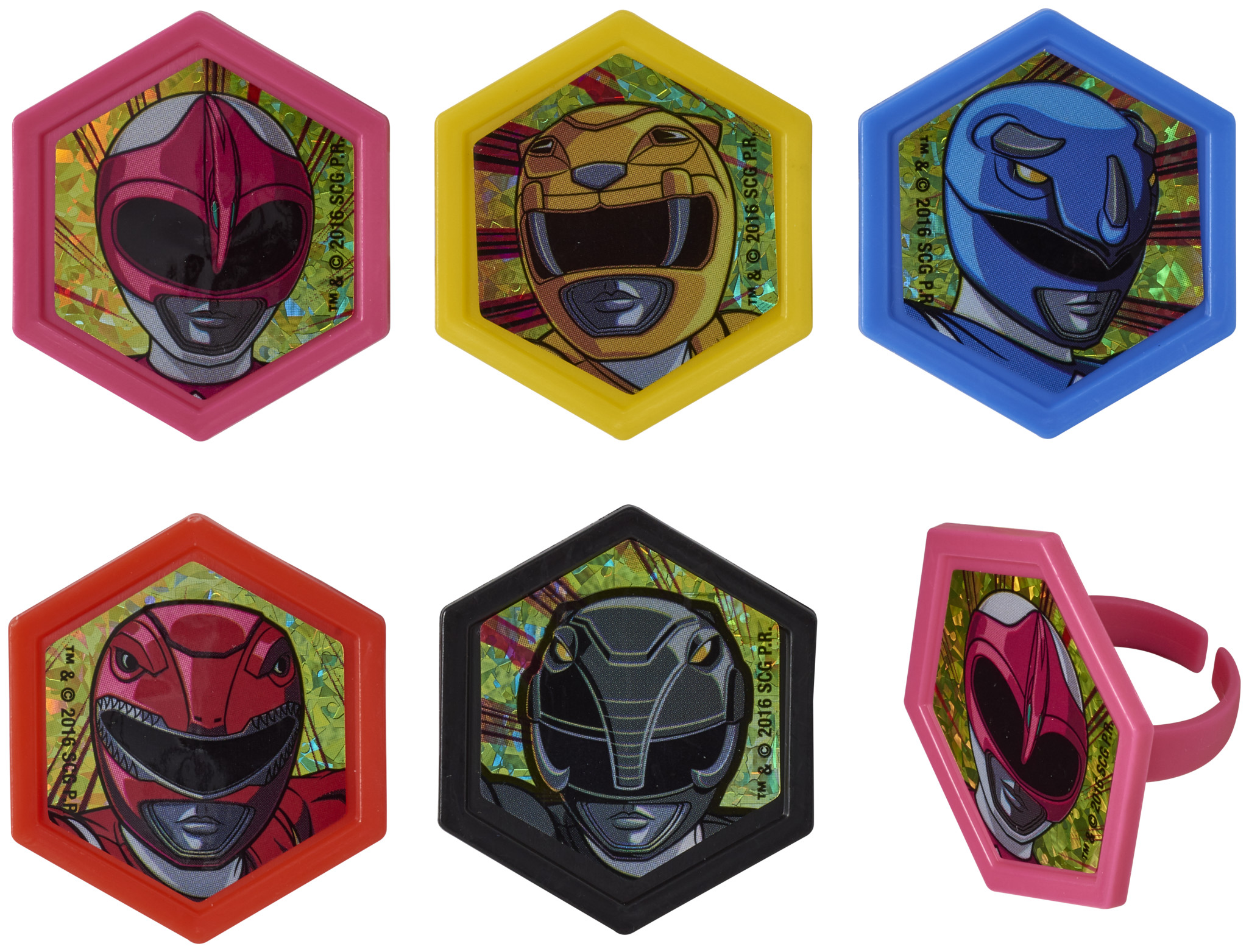 Power Rangers Morphinominal Cupcake Rings | DecoPac