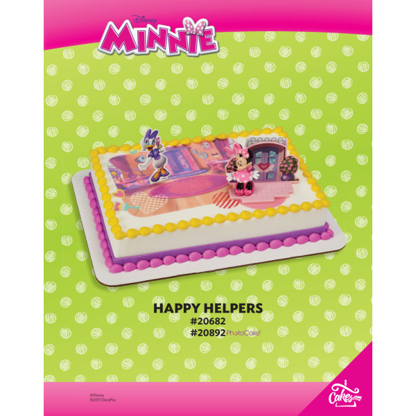 Minnie Happy Helpers Photocake Decoset Background The Magic Of Cakes ...