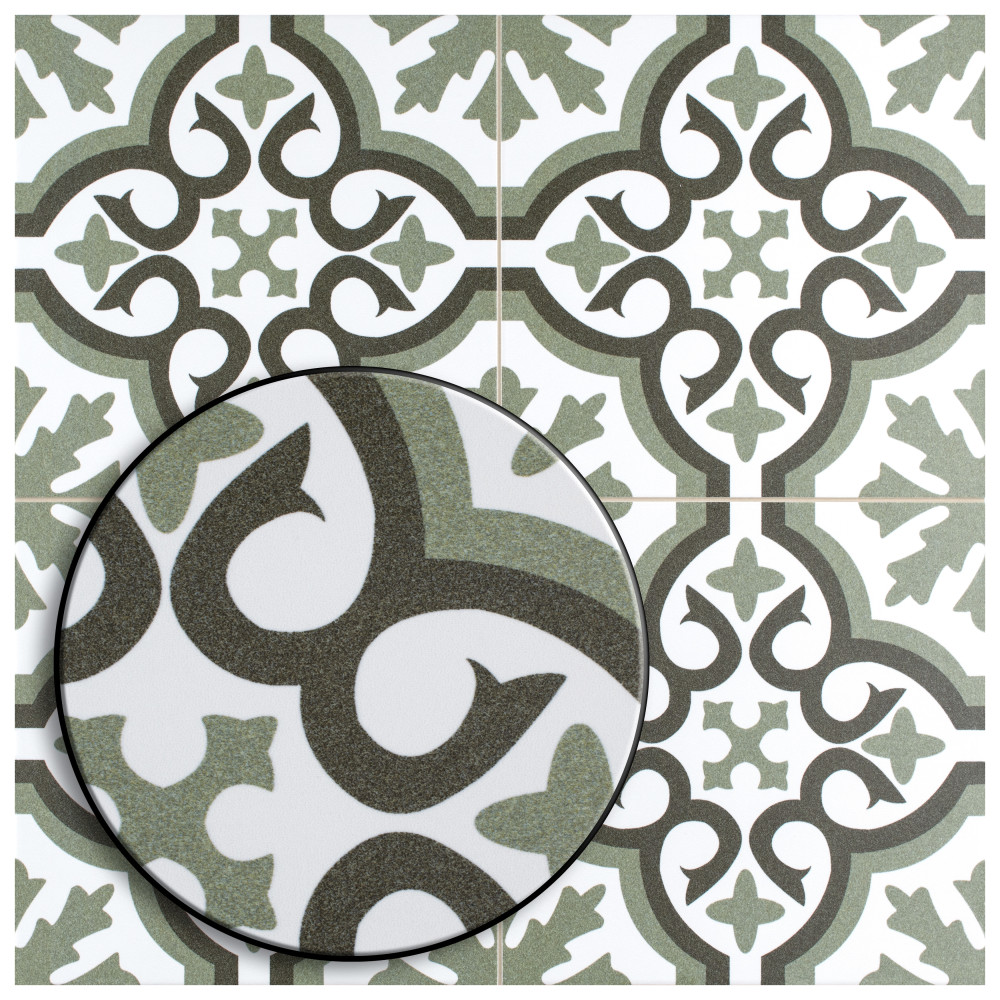 Berkeley Essence Eden 17-3/4 in. x 17-3/4 in. Porcelain Floor and Wall ...