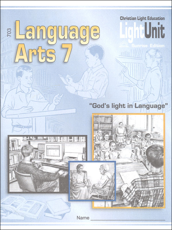 Language Arts LightUnit 703 Sunrise Edition