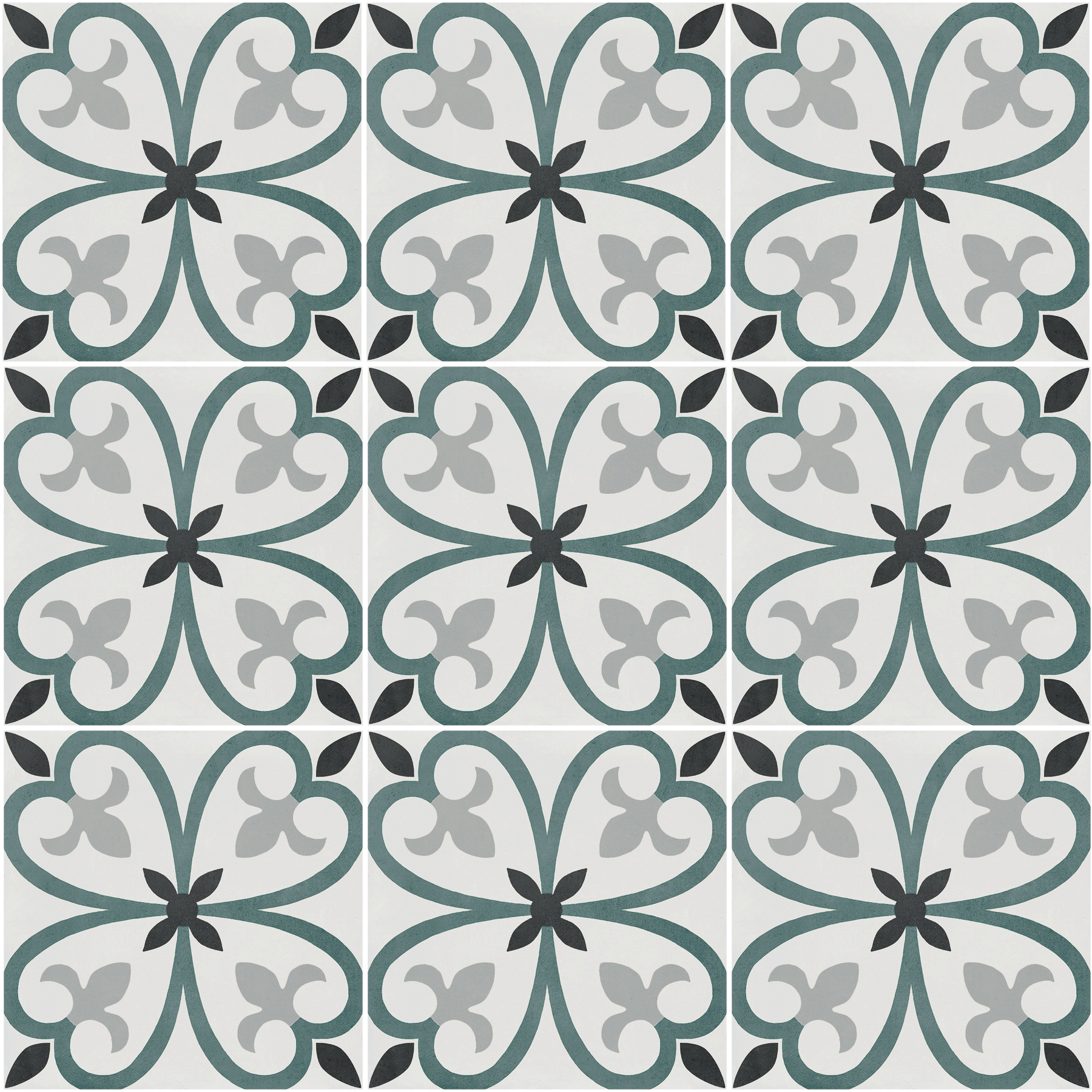 D_Segni Color Clover 8x8 Clover Decorative Tile Matte - Virginia Tile ...
