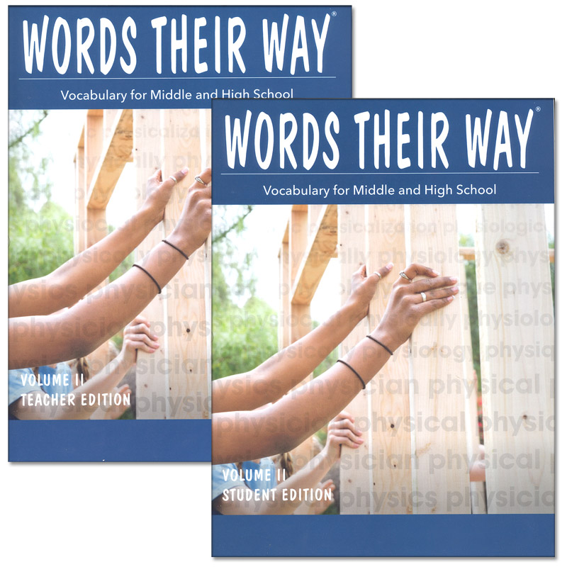 Words Their Way: Vocabulary for Middle and High School Volume 2 ...