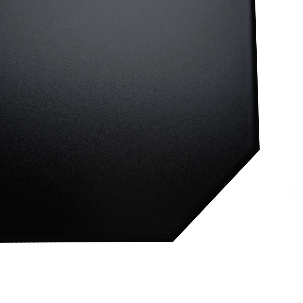 Sample - Monocolor Octagon Nero Ceramic Floor and Wall Tile | Merola Tile