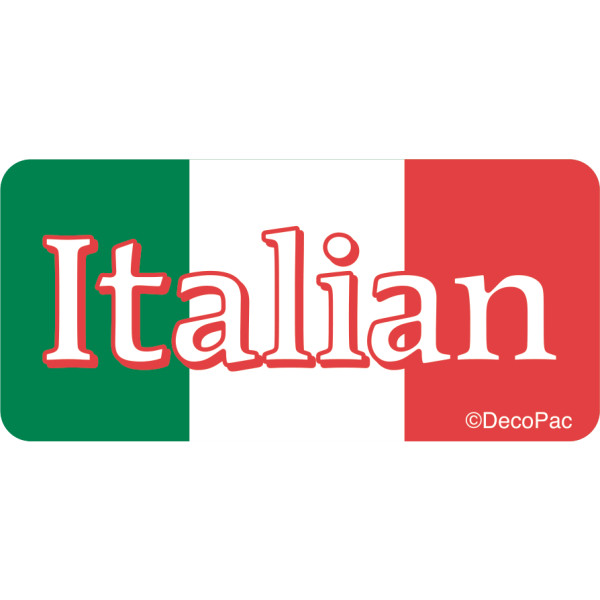Italian Merchandising Label | DecoPac