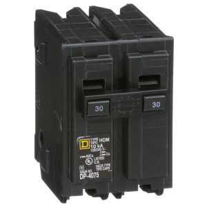 Square D (Schneider Electric) HOM230 Homeline® Circuit Breaker, Plug-In ...