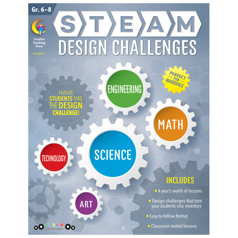 Creative Teaching Press® STEAM Design Challenges Resource Book, Grades ...