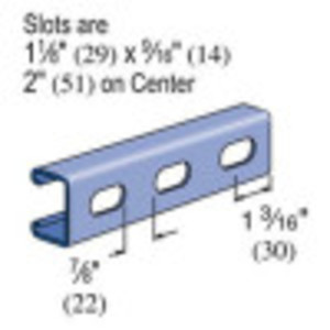 Allied Tube And Conduit PS 500 EH 10 PGAL Power-Strut® PS 500 Pre ...