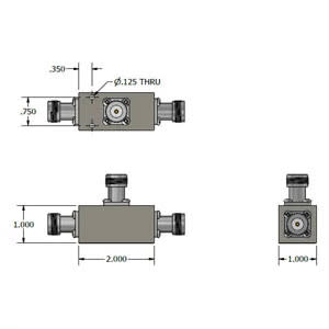 Innowave RF 805-350-6000-N Power Tapper 4.8dB (3:1) | Graybar Store